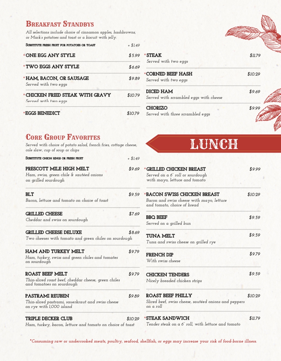 Menu – That Apple Pan